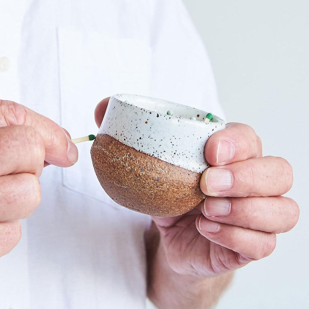 Ceramic Match Striker | Match Holder With Striker