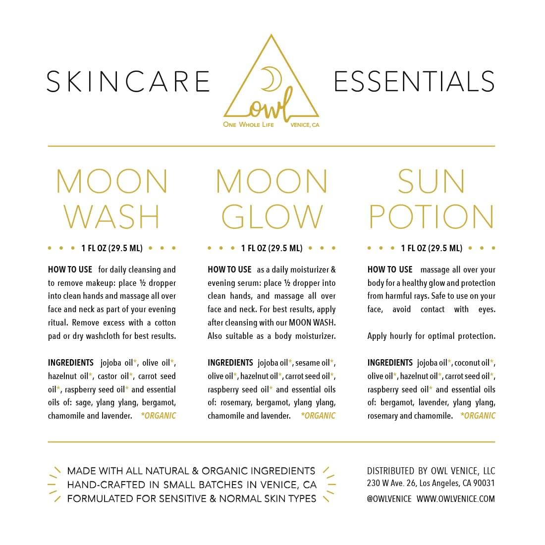 Full Moon Skin Care Kit | Skin Care Oils and Serums